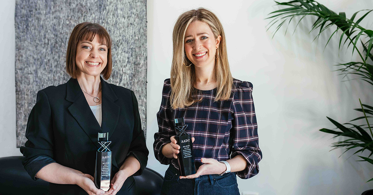 Big smiles all round at the AADC awards - Fuller